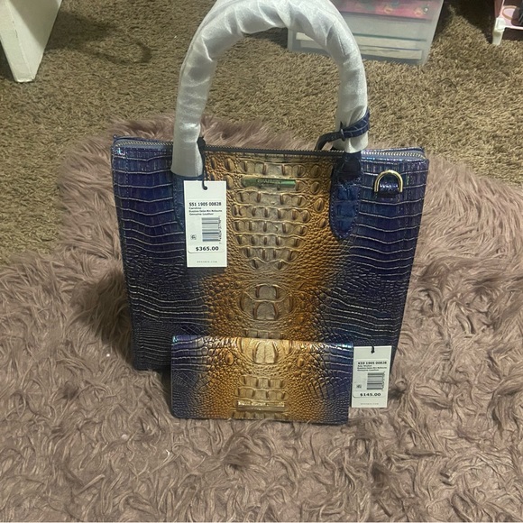 Bags | Brahmin Purse And Wallet | Poshmark